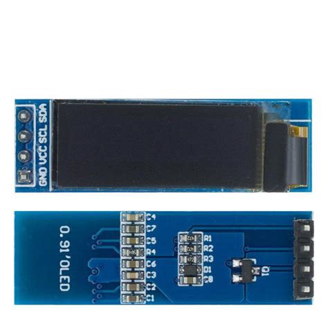 Módulo Oled Sx De 091 Pulgadas Pantalla Led Lcd De 128x32 Pulgadas Comunicación Iic De 091