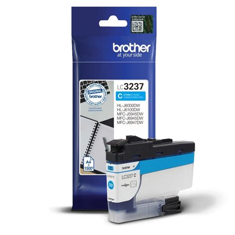 ראש דיו כחול מקורי Lc3237c Brother Lc3237c