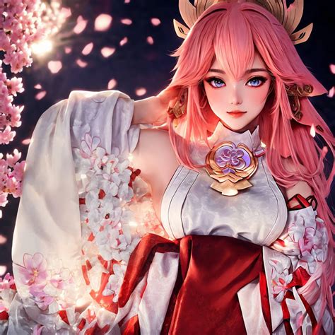 Yae Miko Test 2 By Drdrevii On Deviantart