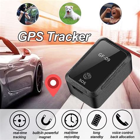GF 09 Real Time Tracking Mini GPS Tracker APP Control Anti Theft Device