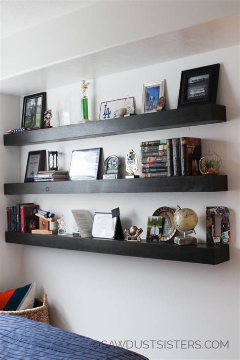 Diy Floating Shelves Free Plans Sawdust Sisters