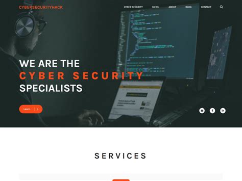 Html Landing Page Psd Xd Sketch Figma To Html Css Bootstrap Convert