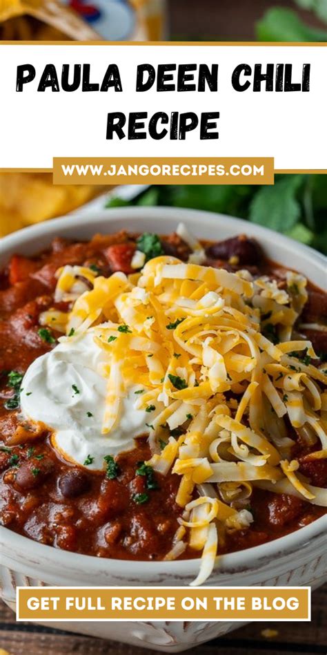 Paula Deen Chili Artofit