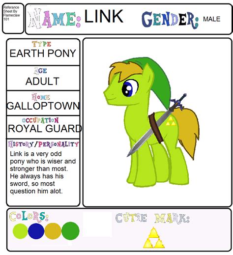 Mlp Link By Flameclaw101 On Deviantart