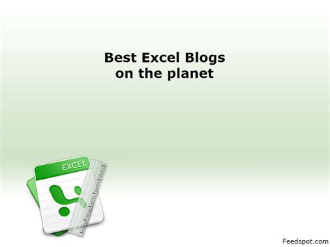 Learn Excel Online From Top 40 Excel Blogs Websites Spreadsheet Blog