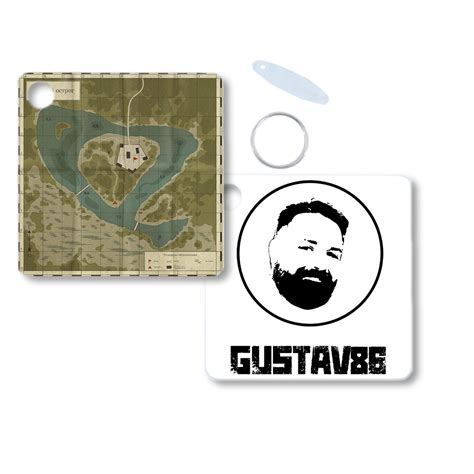 Gustav86 Rf4 Map Key Ring Uk