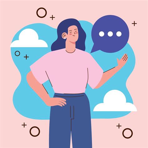 Business Woman Speaking Vector Art At Vecteezy