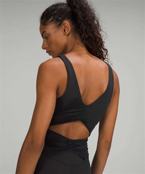 Lululemon Ruched Yoga Bodysuit 25 Black Lulu Fanatics