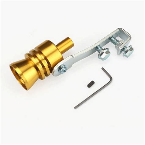 Universal Turbo Sound Pipe Whistle Muffler Sounder Simulator Tailpipe