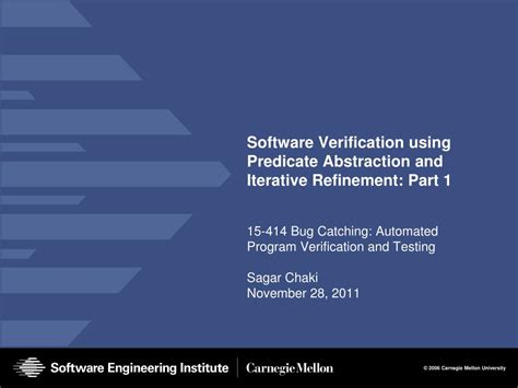 Ppt Software Verification Using Predicate Abstraction And Iterative