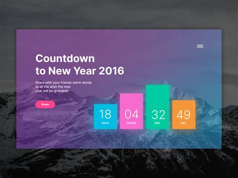 Countdown Ui Screen By Krithi Ravi On Dribbble