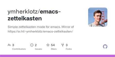 GitHub Ymherklotz Emacs Zettelkasten Simple Zettelkasten Mode For