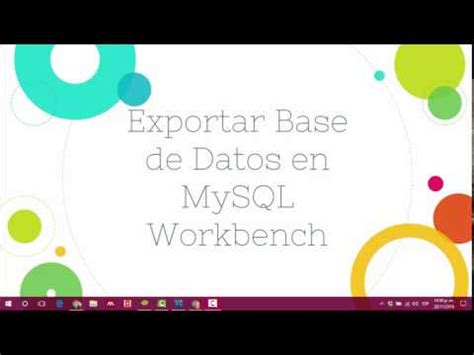 Importar SQL con MySQL Workbench Guía rápida MySQL YA