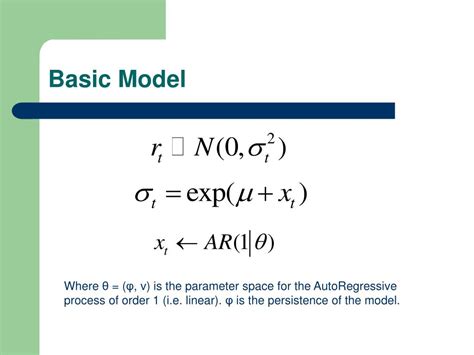 Ppt Stochastic Volatility Models Bayesian Framework Powerpoint Presentation Id