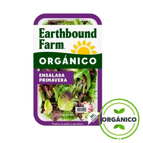 Ensalada Primavera Orgánica Earthbound Farm 454 G A Precio De Socio