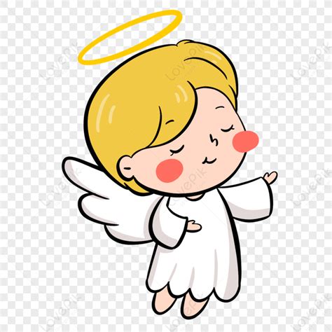 짧은 금발 일러스트 머리를 가진 귀여운 작은 천사어린이신비 Png 일러스트 무료 다운로드 Lovepik