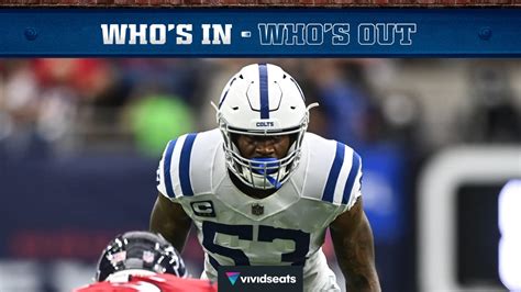 Colts Rule Out Linebacker Shaquille Leonard For Week 1 Game Against
