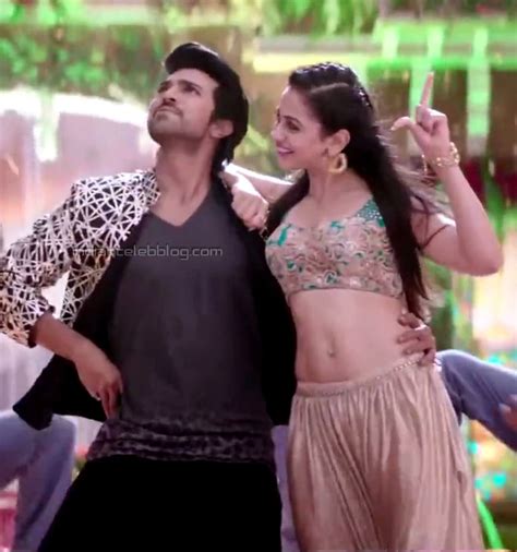 Rakul Preet Singh Telugu Bruce Lee 24 Hot Navel Hd Caps Indiancelebblog