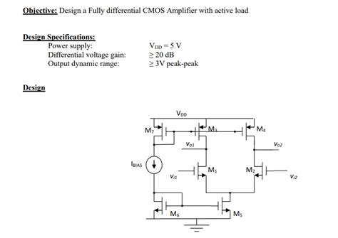 Design Differential Amplifier Cmos Memory