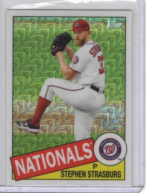 2020 Topps Update Mojo Cpc 31 Stephen Strasburg Washington Nationals