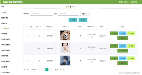 基于springboot的七彩云南文化旅游网站的设计与实现 Csdn博客