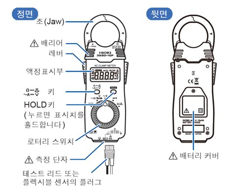 클램프 미터기 후크메타 사용법 네이버 블로그