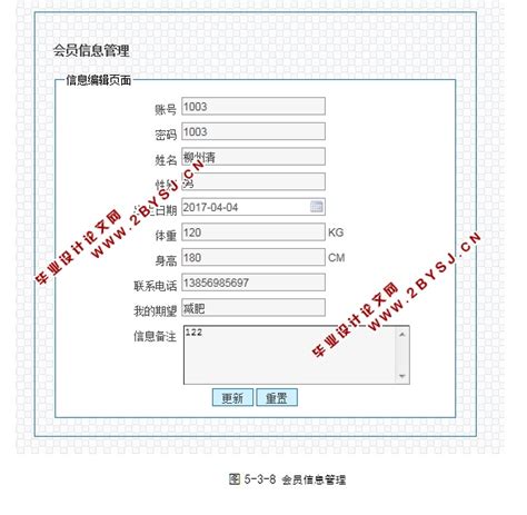 健身房会员管理与体质监测系统的设计与实现jspmysql含录像javaweb计算机