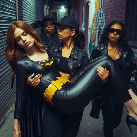 2000s Batgirl Defeated And Unmasked By Mercenaries By Archivebat On