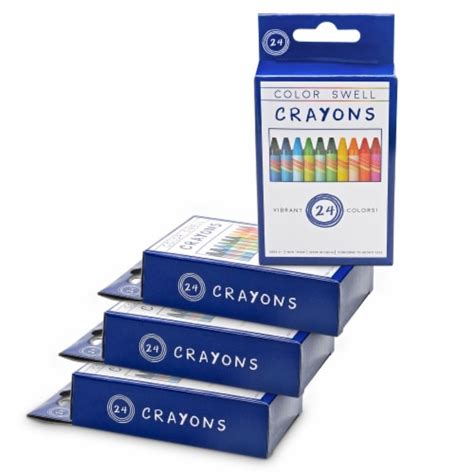 Color Swell Crayons 4 Packs Of 24 Count Vibrant Colors 1 Kroger