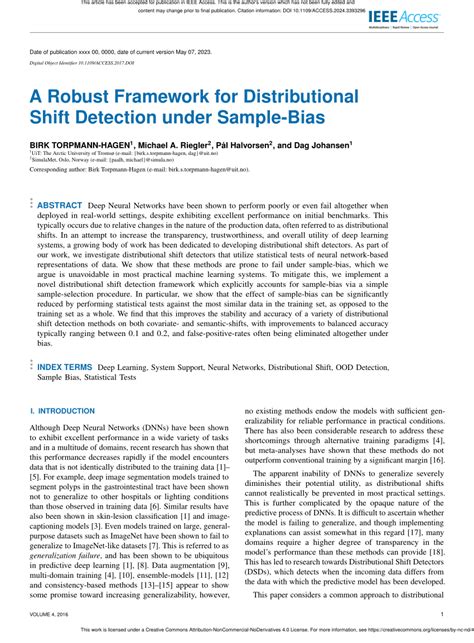 Pdf A Robust Framework For Distributional Shift Detection Under