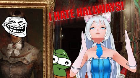 Fox Vtuber Scared To Death By Art Hallways Layers Of Fear Kirsche