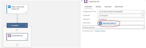 azure metadata is uploaded into blob when uploading email attachments