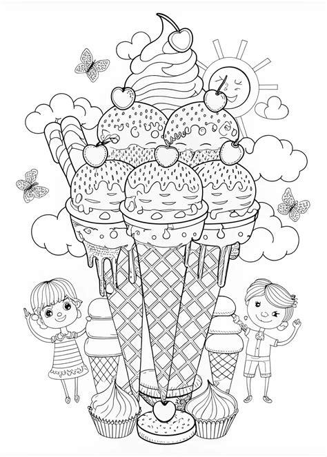 59 Ice Cream Coloring Pages