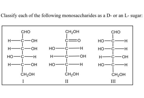 [solved] classify each of the following monosaccharides as