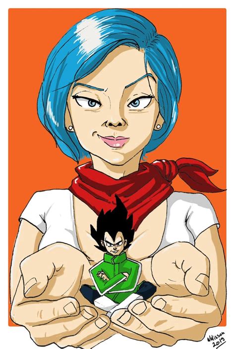 Bulma And Vegeta Rwalysketch