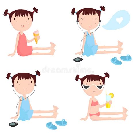 Bikini Teen Girls Stock Illustrations 178 Bikini Teen Girls Stock