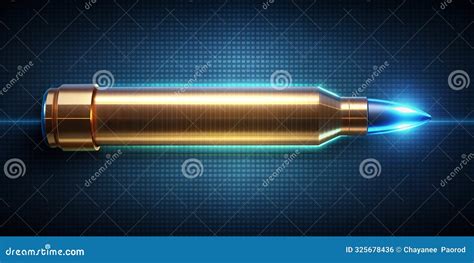 Bullet Ui Animation Hud Bullet Scanning Ai Generative Stock