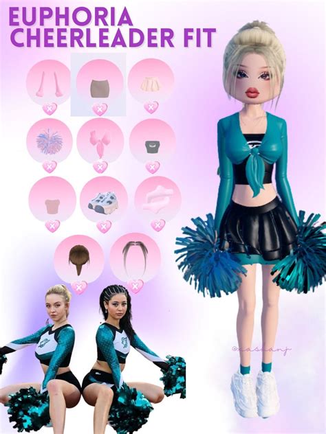 Dti Theme Cheerleader Cheerleading Outfits Dress To Impress Themed Outfits