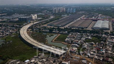 Progres Pembangunan Tol Cibitung Cilincing Seksi Yang Ditargetkan Rampung Awal Foto