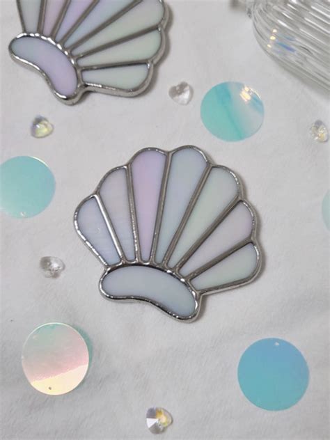 스테인드글라스 영롱영롱 조개펄 손거울 아이디어스