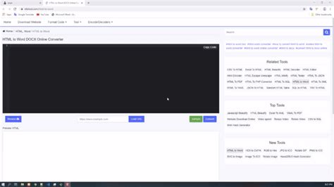 This Free Online Tool Lets You Convert Html To Word Docx No Need To
