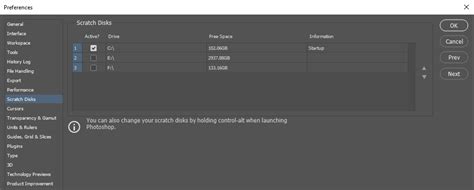 Scratch Disks Adobe Community 12003552