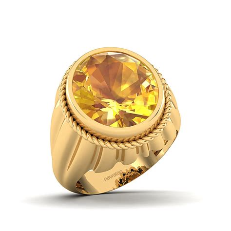 Buy Yellow Sapphire Pukhraj Ring For Women Men At Best Price