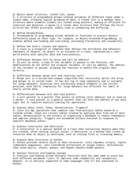 detailed answers to programming questions pdf pointer computer