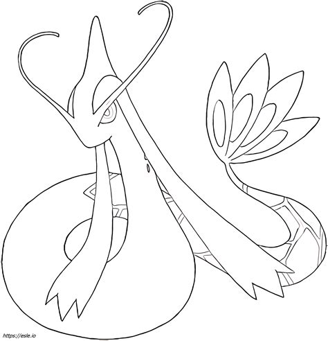 Milotic Pokémon Para Colorear