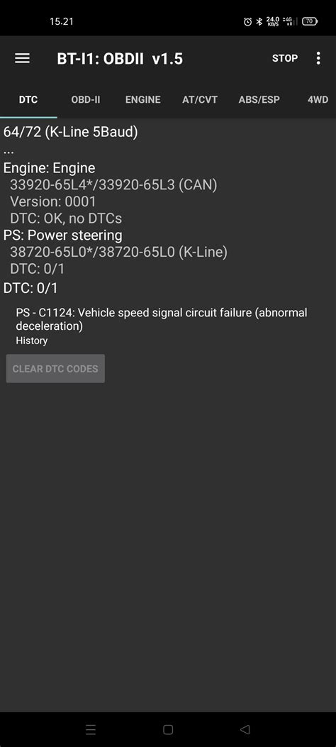 Problem DTC C1124 Suzuki Forums