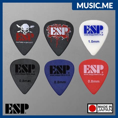 ปิ๊กกีต้าร์ Esp Pd Ps10 Standard Pick ของแท้ 100 Made In Japan