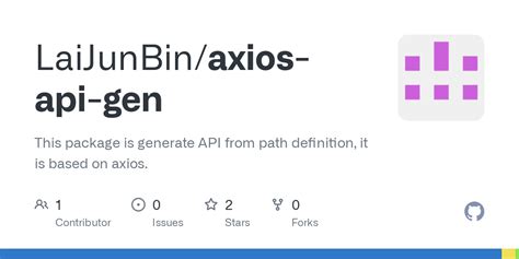 Github Laijunbin Axios Api Gen This Package Is Generate Api From