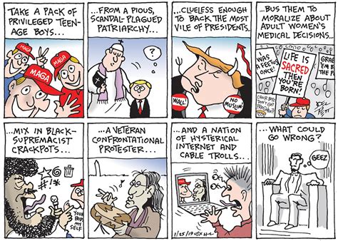 Political Cartoon Us Maga Trump Covington High School The Week