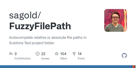 Github Sagoldfuzzyfilepath Autocomplete Relative Or Absolute File